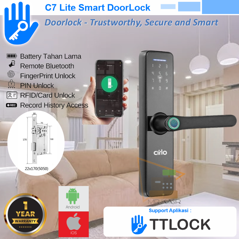 TaffHOME top Smart Door Lock