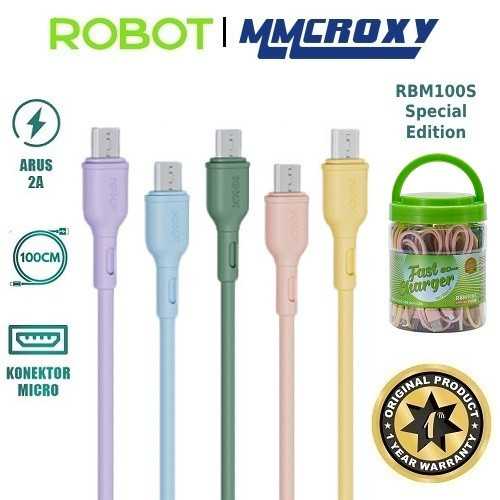 Jual Robot RBM100 Kabel Data Charger Micro USB 2A Colorful