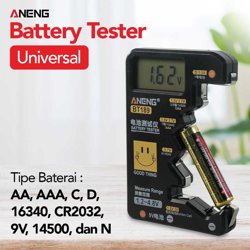 Jual ANENG Alat Test Baterai Battery Tester Universal Digital