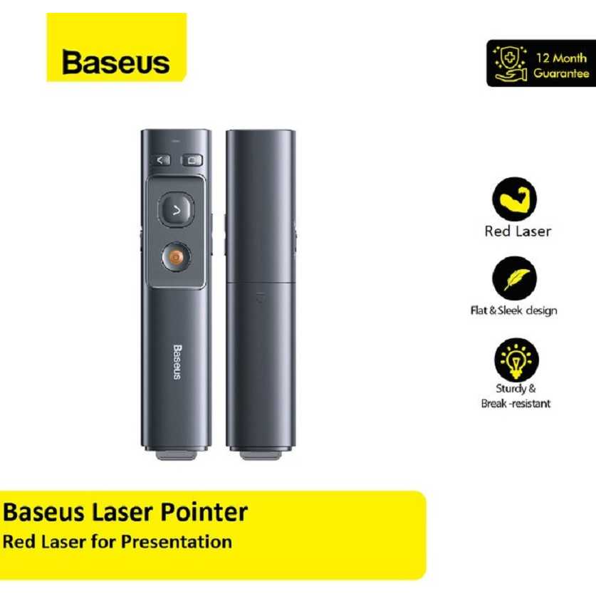 Jual Baseus Wireless Laser Pointer Presentation Pen Remote