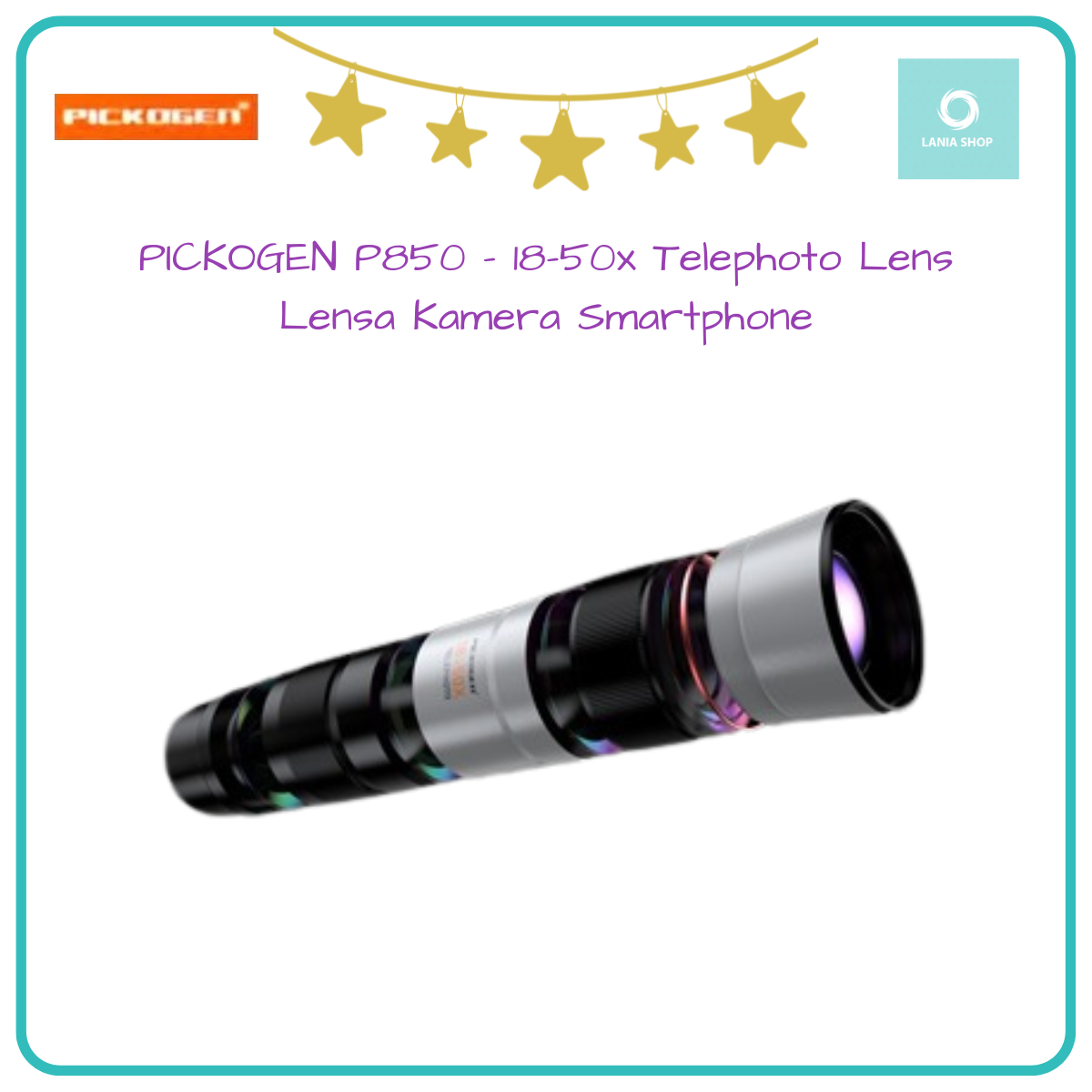 Jual PICKOGEN P850 - 18-50x Telephoto Lens - Lensa Kamera
