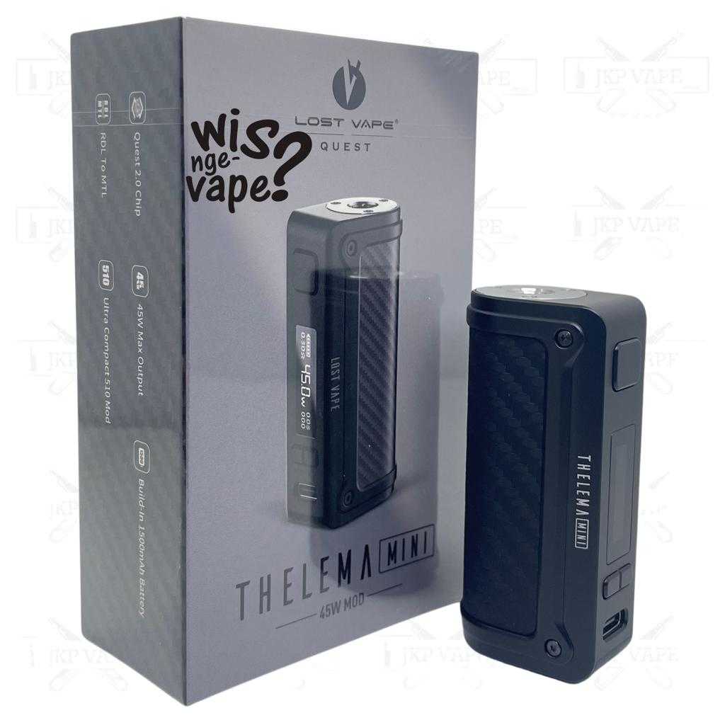 Jual Thelema Mini 45W 1500Mah Mod Only - Authntic By LostVape