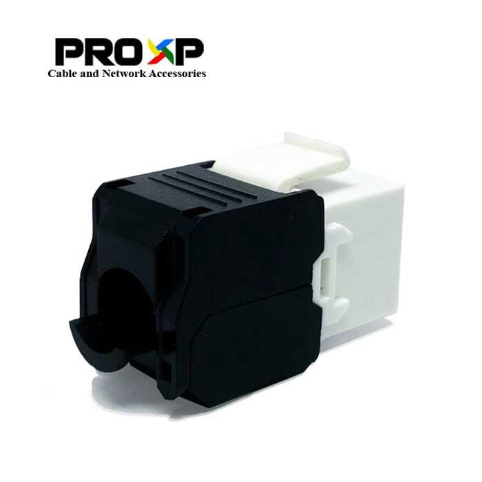 Jual PROXP Modular Jack RJ45 Cat6 Tolless Keystone Black | Jakmall.com