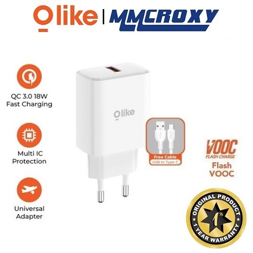 Jual Olike C303 Adapter Charger Flash Charging VOOC 18W With