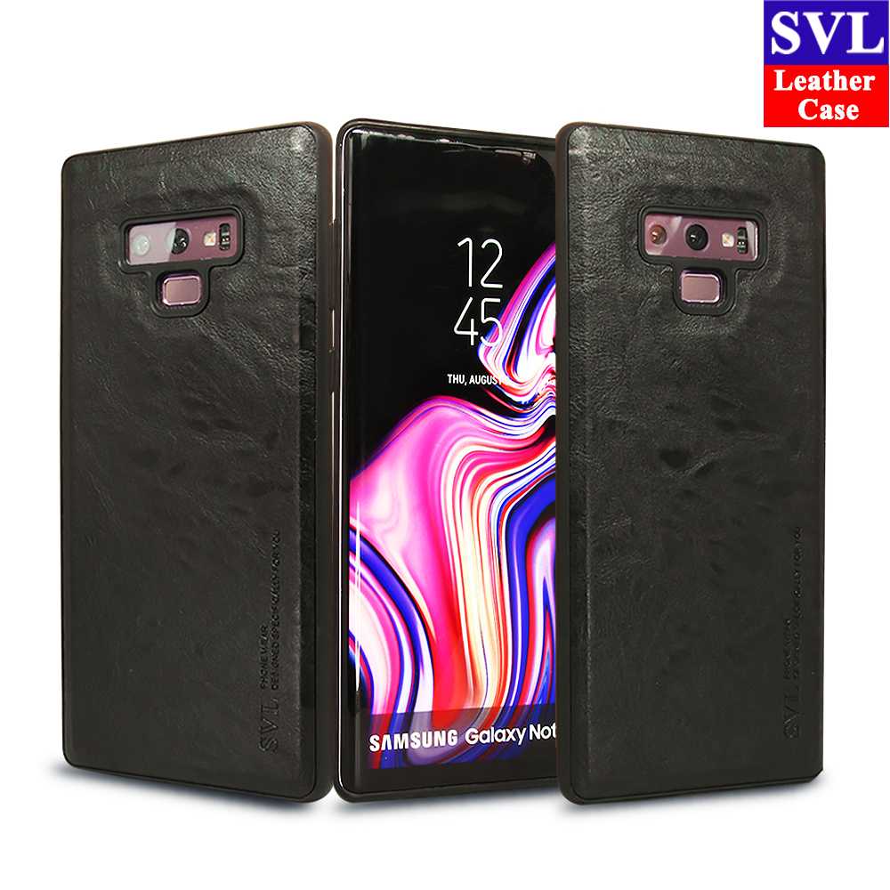 Jual Samsung Note 9 Casing Premium SVL Leather Hybrid Case