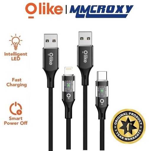 Jual Olike D103 Kabel Data Automatic Power Off Transparent Fast