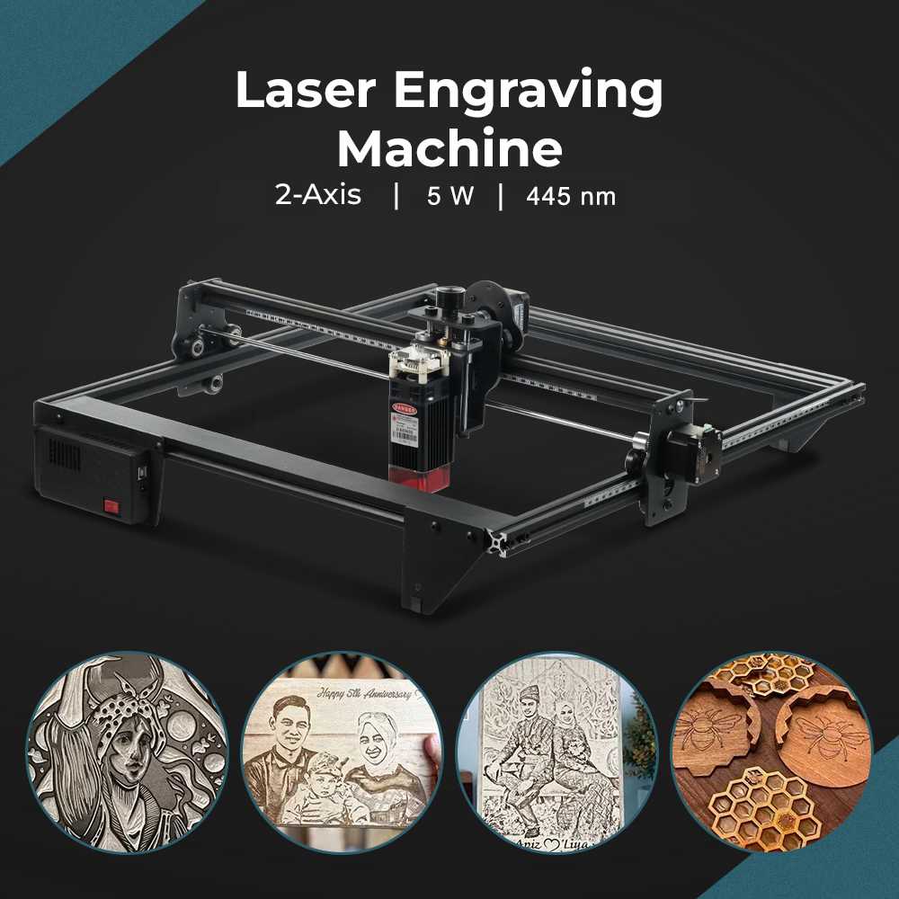 Jual OUKEDA DIY Laser Engraving Machine CNC 2-Axis 445nm - LE400