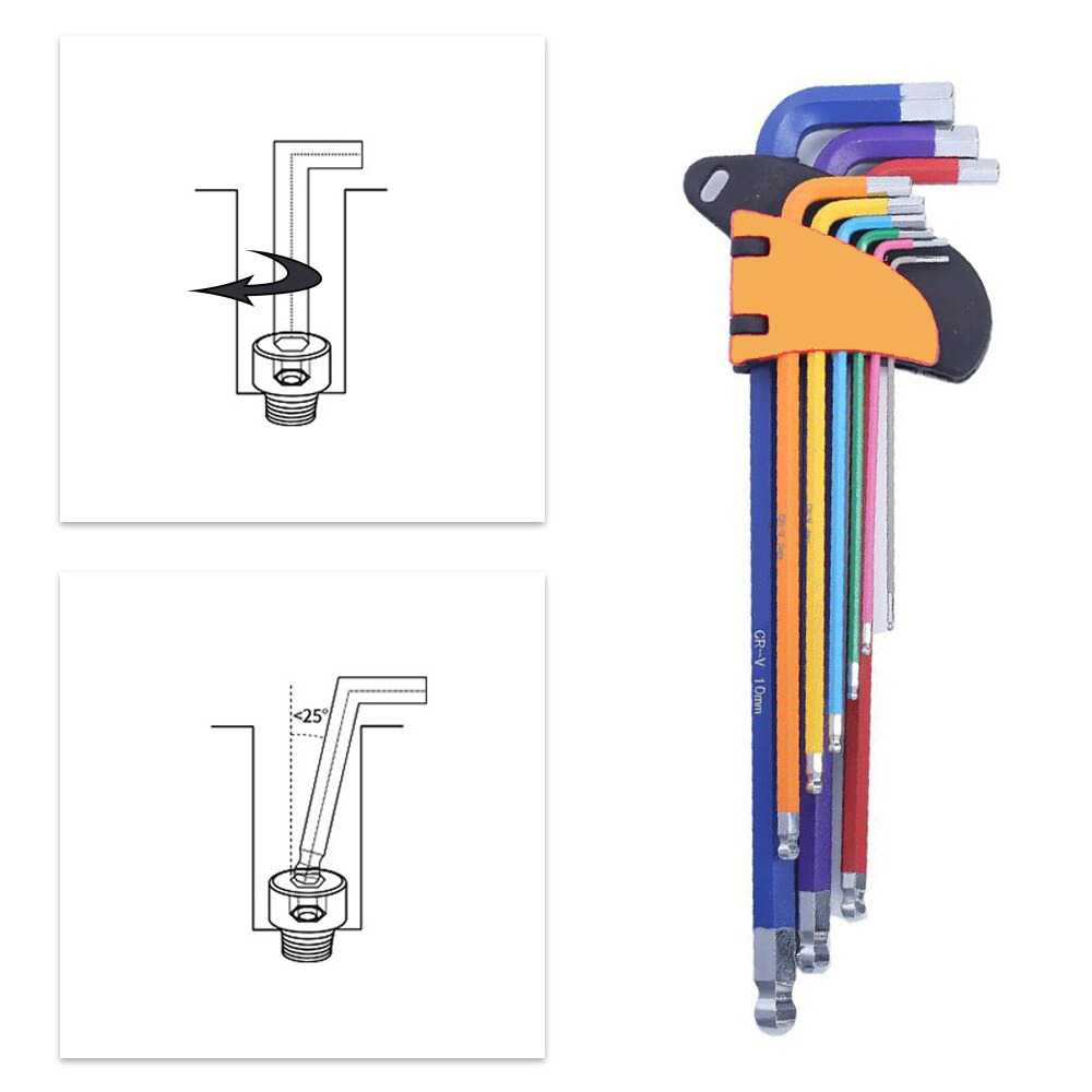 Jual YL Tools Kunci L Hex Key Wrench Metal Hexagonal Screwdriver