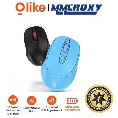 Jual Olike M4 Mouse Wireless Rechargeable Mouse Baterai 500mAh