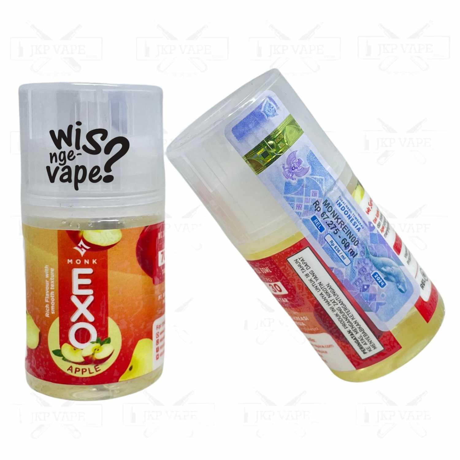 Jual Exo Apple 60ml - Liquid Vape Freebase by Monk Cloud | Jakmall.com
