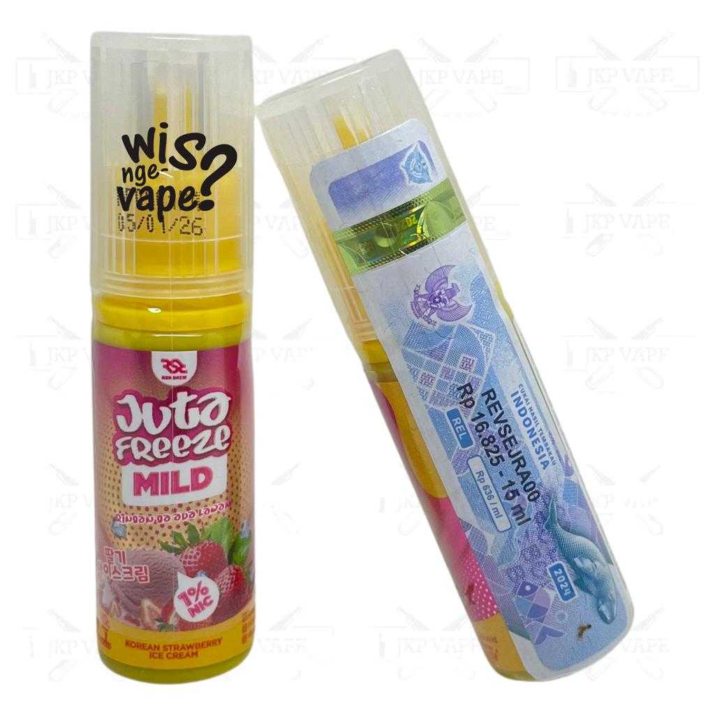 Jual Juta Freeze Strawberry Ice Cream 15ml - Salt Nic Liquid by