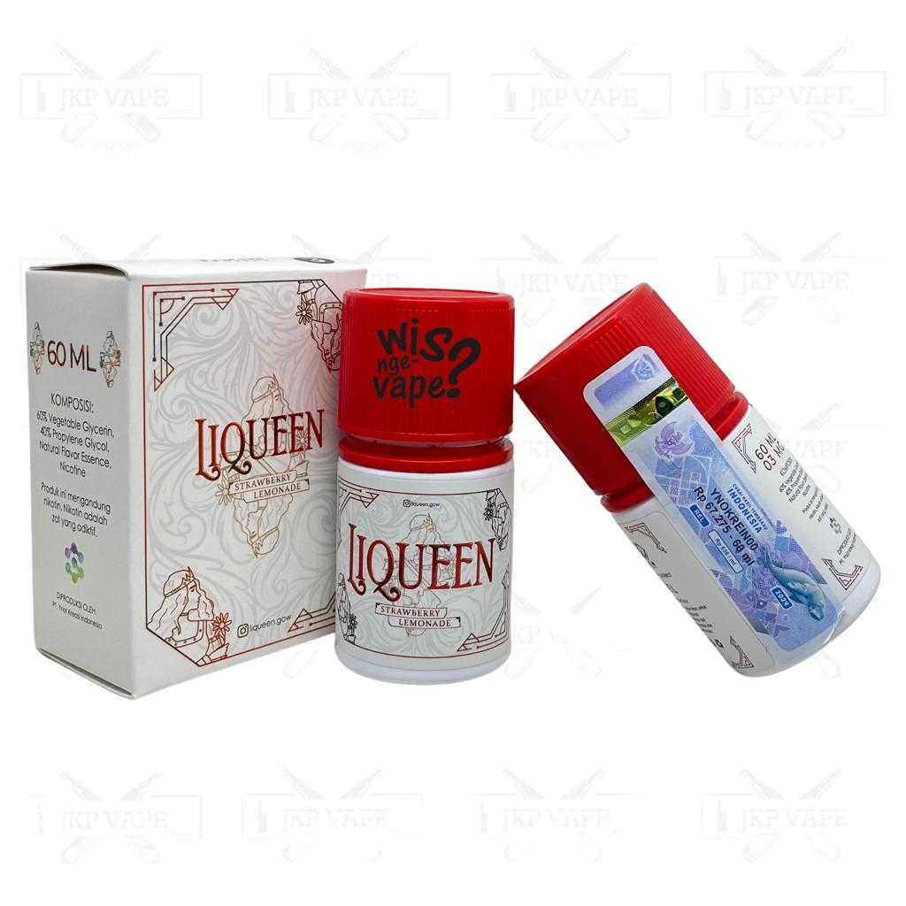 Jual Liqueen Strawberry Lemonade 60ml - Liquid Vape By GOW