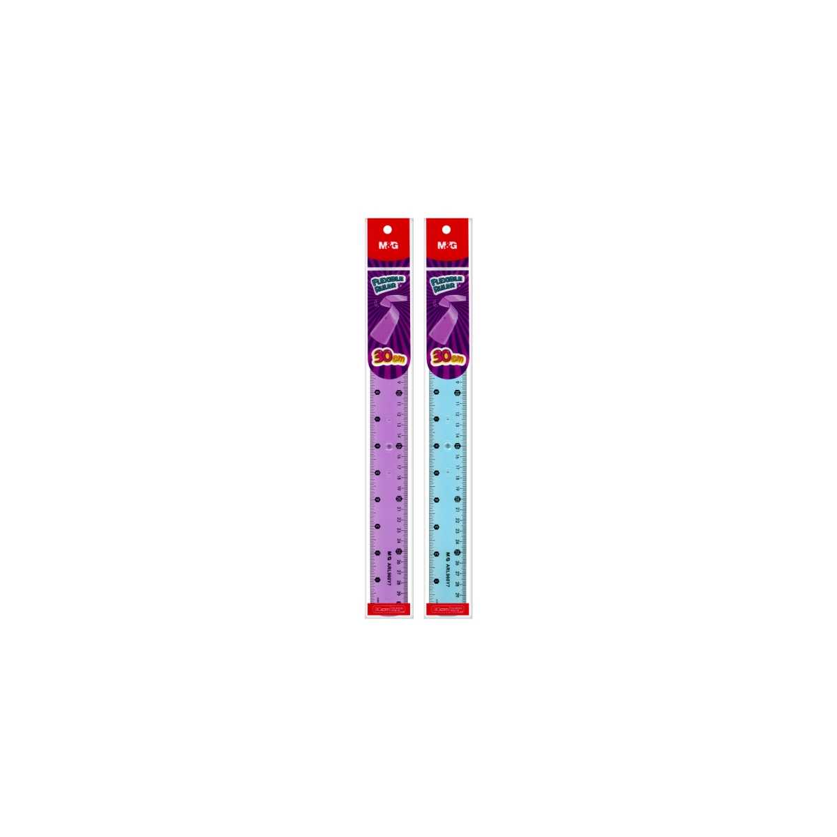 Jual Penggaris Lentur 30cm Transparan M&G Soft Flexiable Ruler