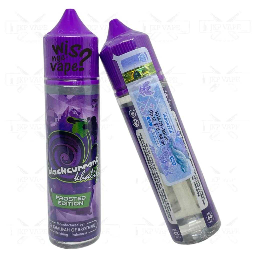 Jual BLACKCURRANT KHALIFA 60ML - PREMIUM LIQUID VAPE BY KHALIFAH