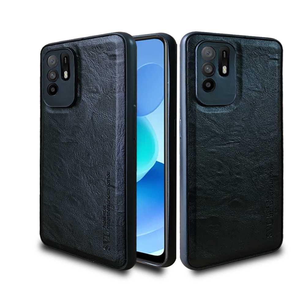 Jual Oppo A95 5G Casing Premium SVL Leather Hybrid Case Softcase