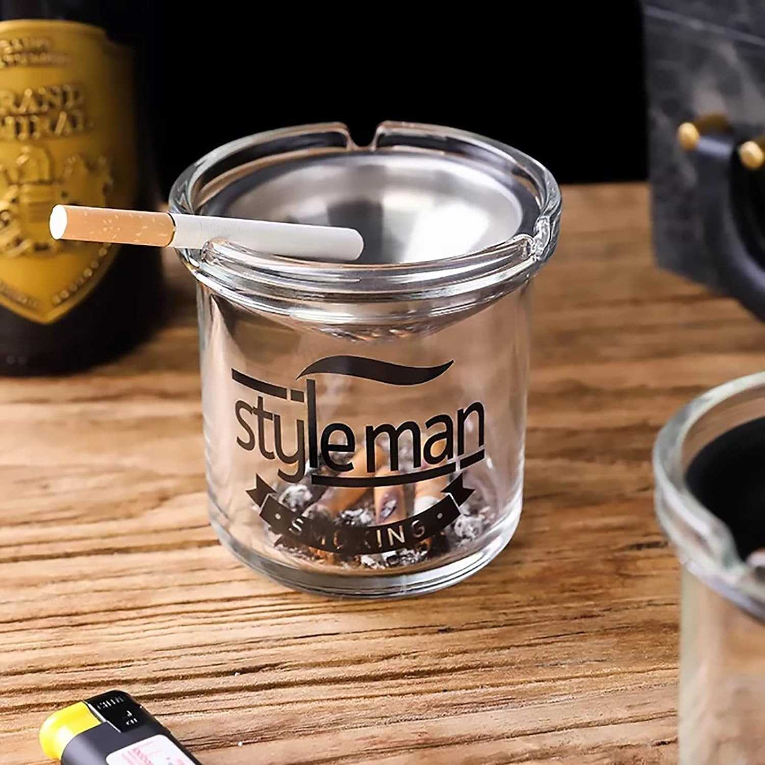 Jual DKDAD Asbak Rokok Anti Angin Ashtray Anti Fly Ash Household