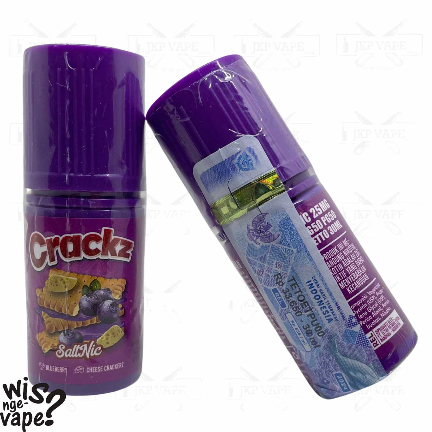 Jual Crackz V6 Blueberry Cheese Crackers 30ml - Liquid by TETRA