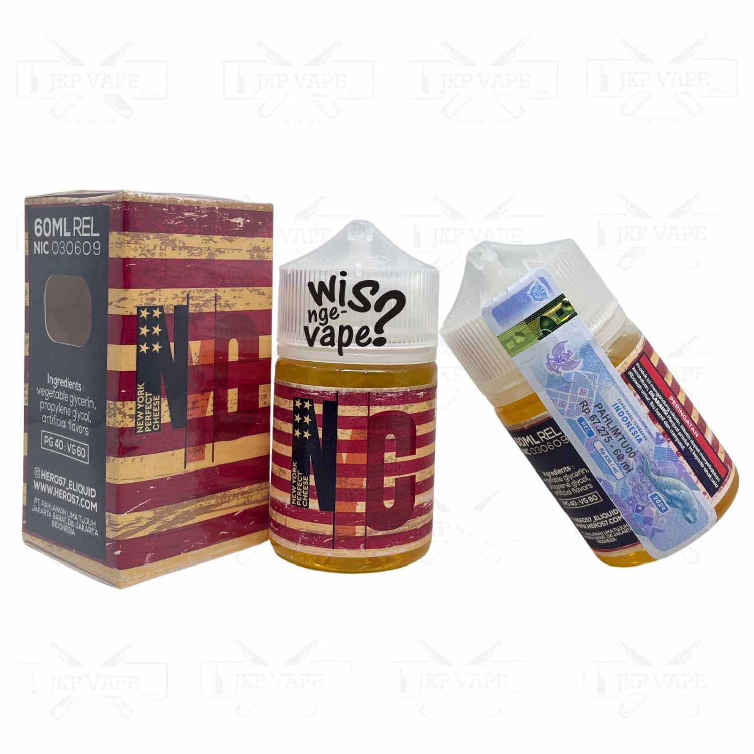 Jual NYC 60ml - New York Cheese Liquid By Hero57 | Jakmall.com