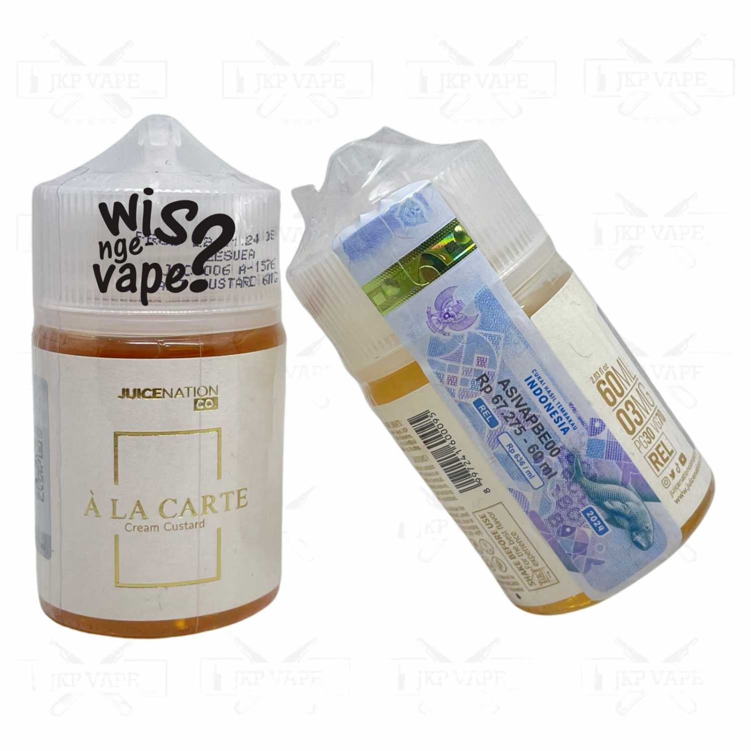 Jual Ala Carte Cream Custard 60ml - A La Carte Liquid Vape By JNC