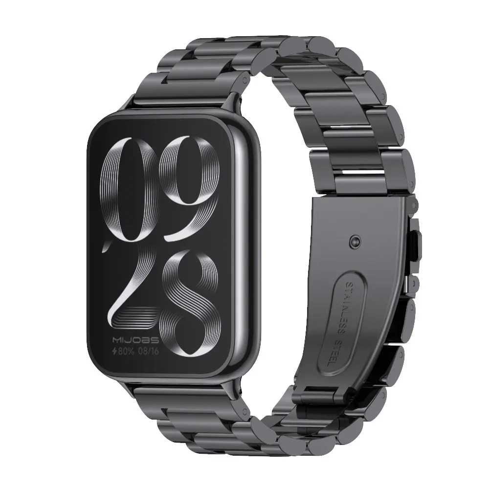 Jual Mijobs Strap Metal Bracelet 3 Beads Luxury for Xiaomi Band