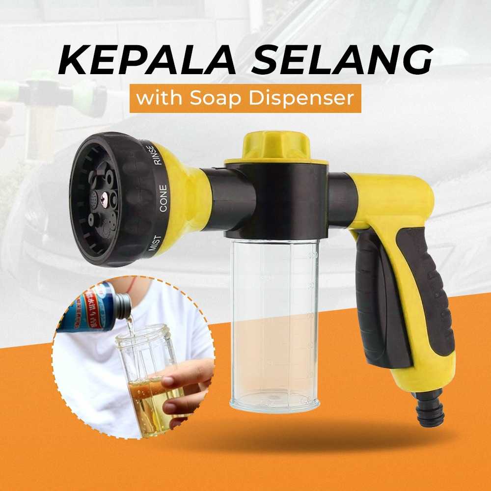 Jual Semprotan Air Dispenser Sabun Cuci Mobil Motor Kepala