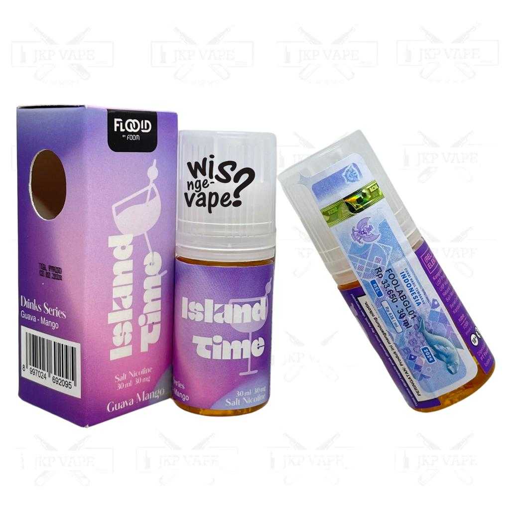 Jual Foom Island Time Guava Mango 30ml - Salt Nic Liquid By Foom