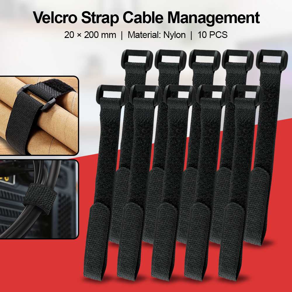 Jual ODS Pengikat Kabel Velcro Strap Cable Organizer Nylon 10