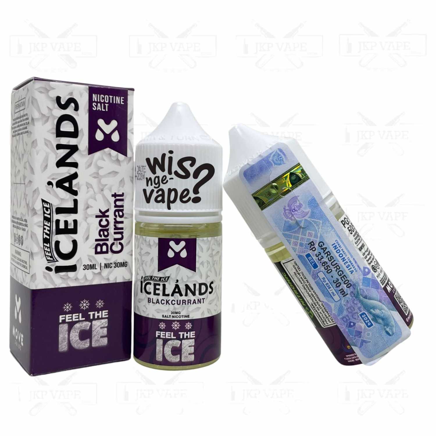 Jual Icelands Blackcurrant 30ml Salt Nic Liquid Vape By Move