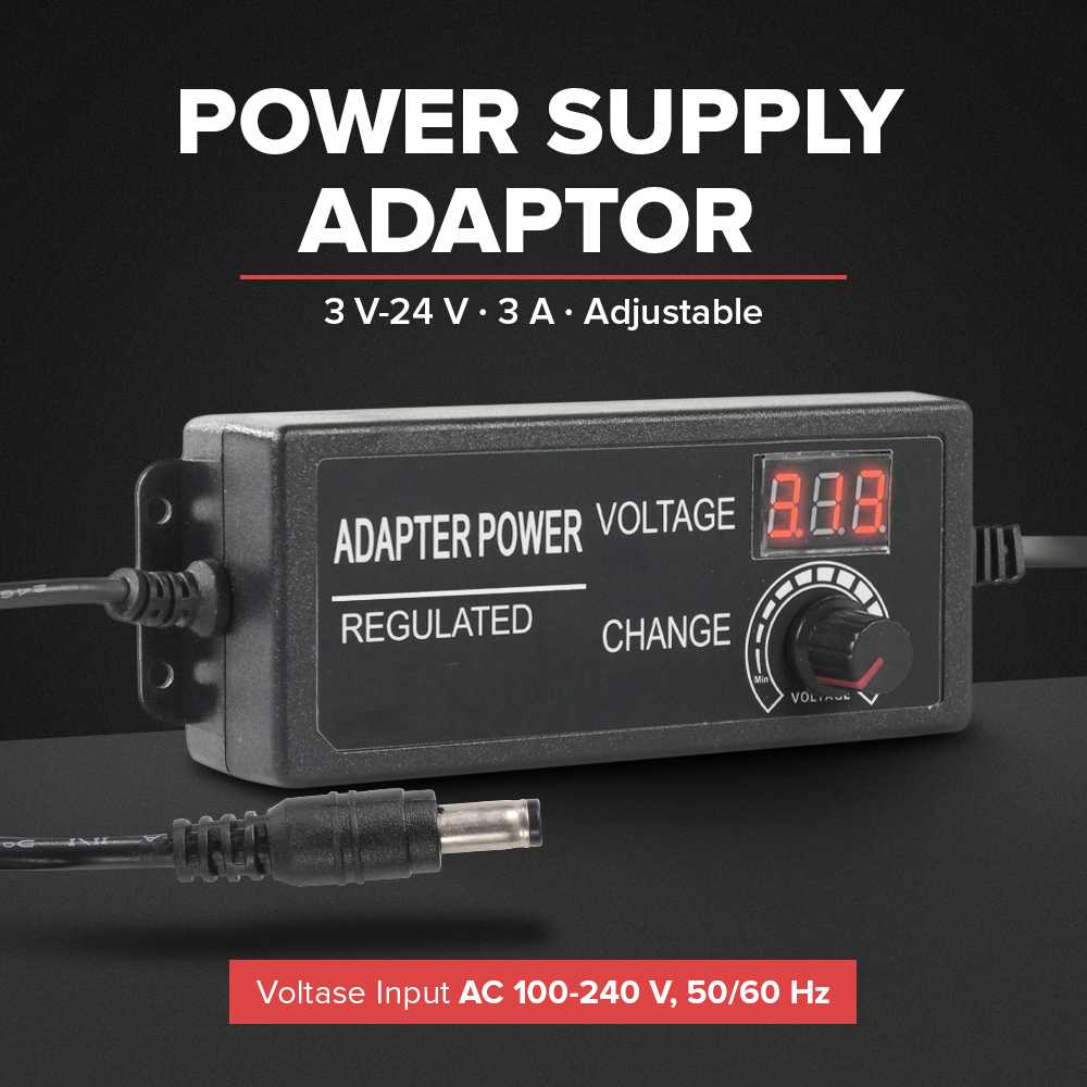 Jual Lincoiah Adaptor Power Supply Converter AC to DC 3V-24V 3A