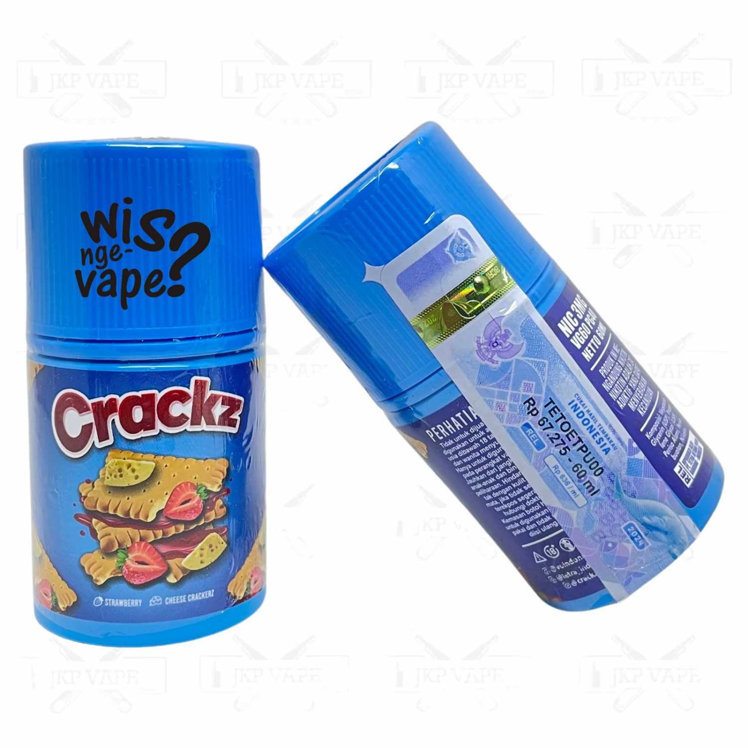 Jual Crackz V1 Strawberry Cheese Crackerz 60ml - Liquid Vape by