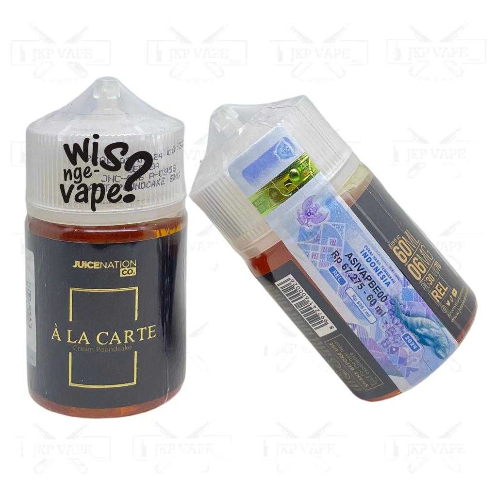Jual Ala Carte Cream Poundcake 60ml - A La Carte Liquid Vape