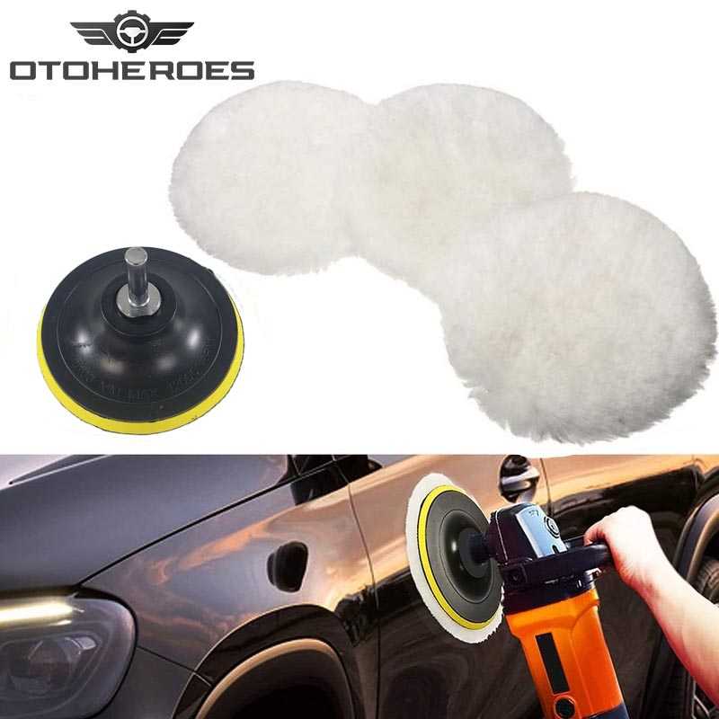 Jual OTOHEROES Pad Poles Bodi Mobil Wol Buffer Polishing 4 Inch