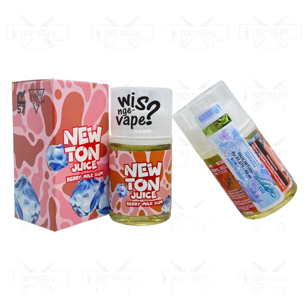 Jual Newton Juice Berry Milk Gum 60ml - Liquid By Cikini Vape X