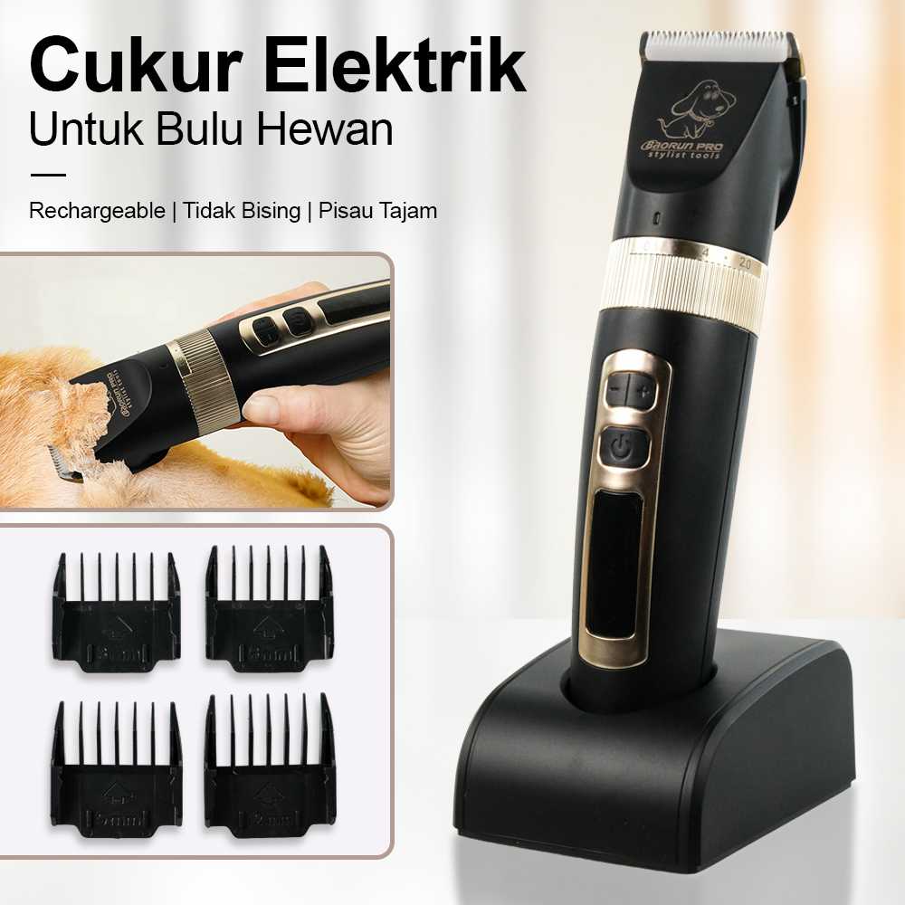 Jual BaoRun PRO Cukur Elektrik Bulu Hewan Anjing Pet Grooming