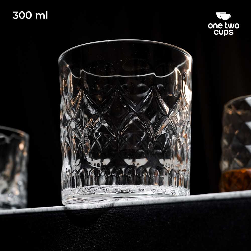 Jual One Two Cups Gelas Whisky Crystal Old Fashioned Rock Glass