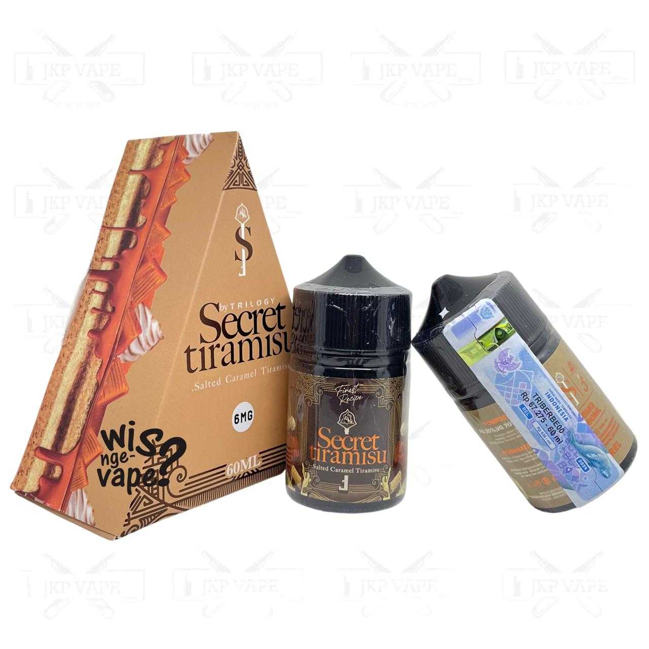 Jual Secret Tiramisu 60ml - Salted Caramel Liquid By Trilogy X