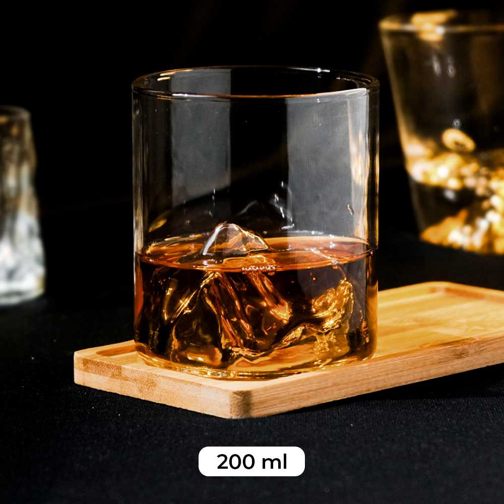 Jual SENGEN Gelas Whisky Cocktail Japanese Mt. Asama Rock Glass