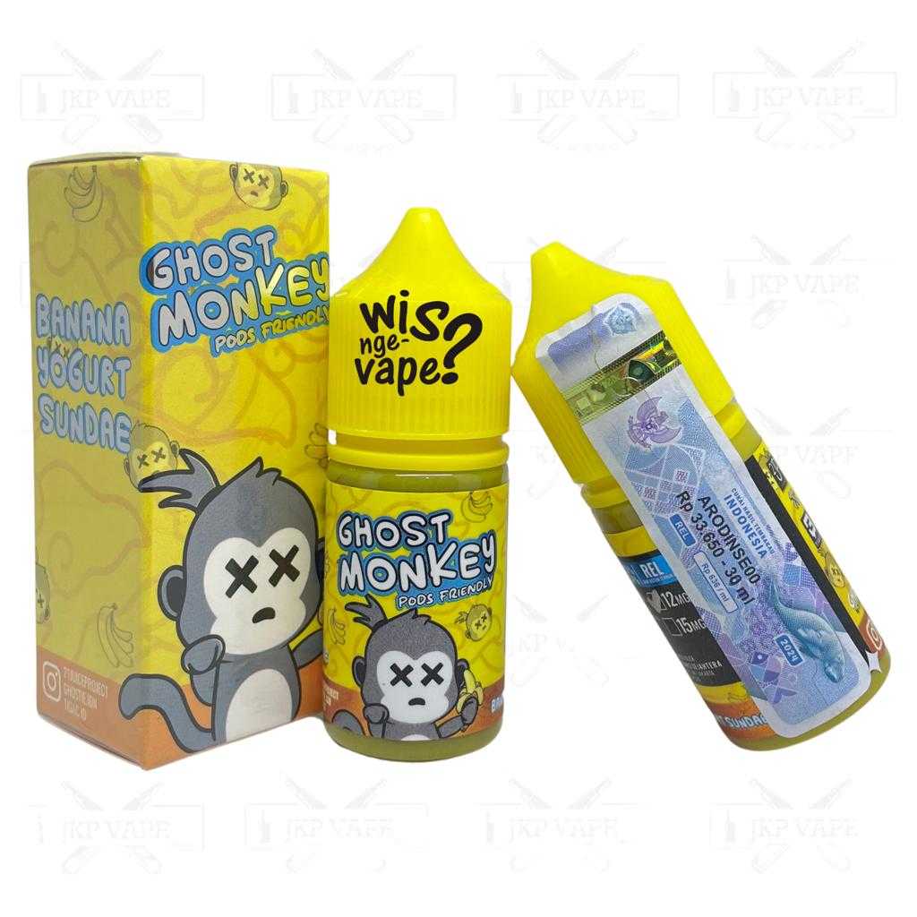 Jual Ghost Monkey Banana Yogurt Sundae 30ml - Pods Friendly