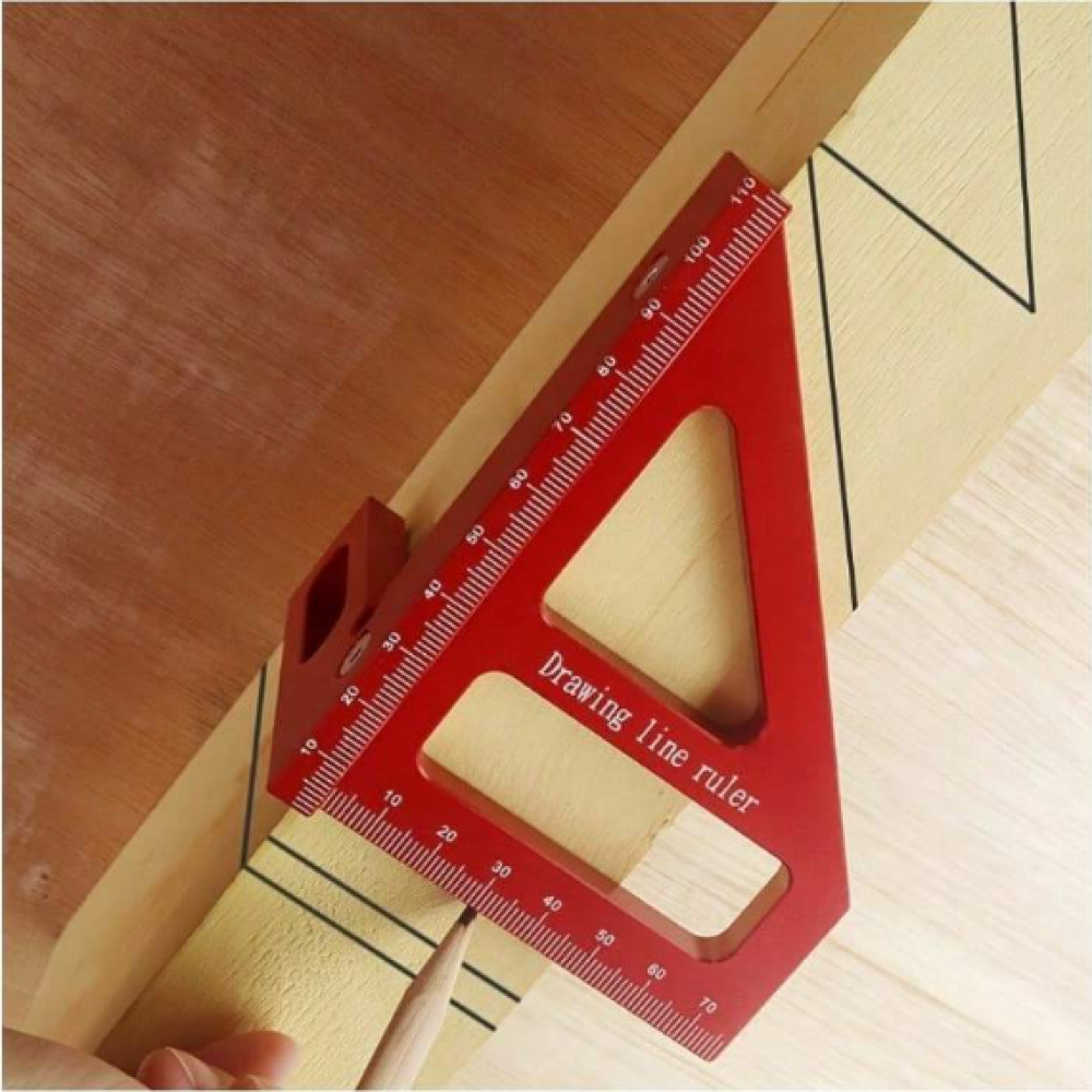 Jual TOOHR Penggaris Siku Segitiga Siku Multi-Angle Woodworking