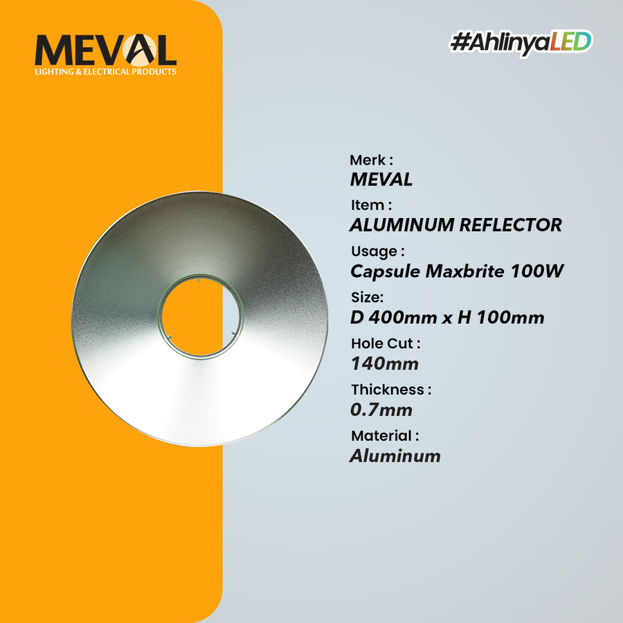 Jual MEVAL Led Maxbrite Kapsul Jumbo - Reflector 100W | Jakmall.com