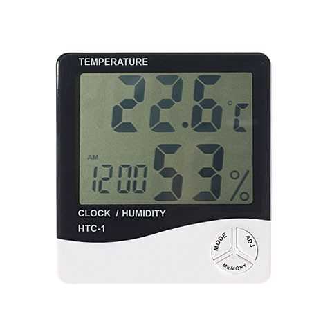 Jual Hygrometer Thermometer Digital HTC-1 Drybox Cabinet Wall