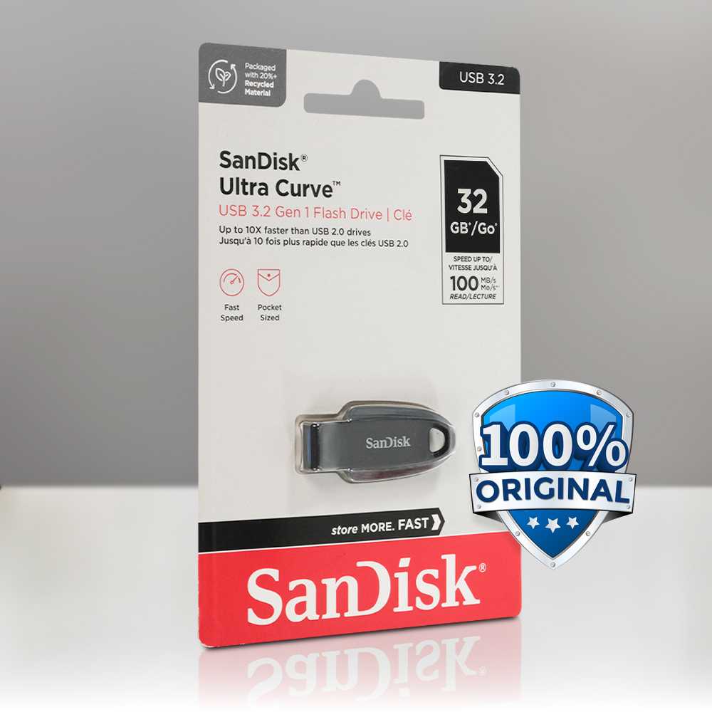 Jual SanDisk Ultra Curve Flashdisk USB 3.2 Gen 1 - SDCZ550