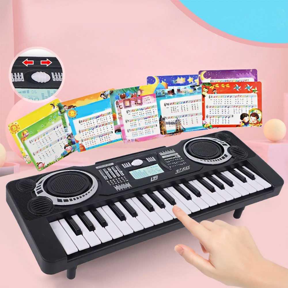 Jual Mainan Anak Piano Elektrik 37 Keys Alat Musik Mainan Hobi