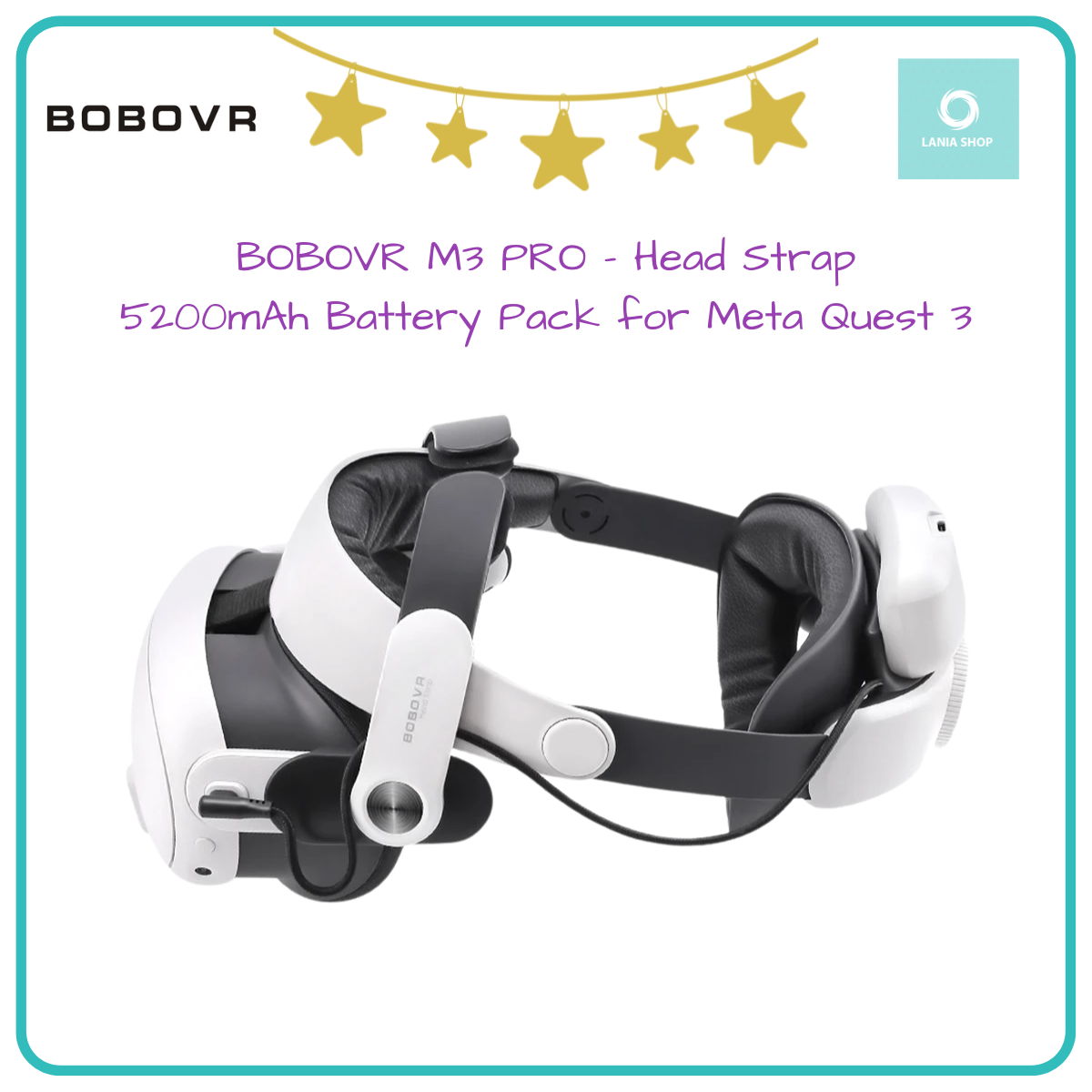 Jual BOBOVR M3 PRO - Head Strap with 5200mAh Battery Pack for