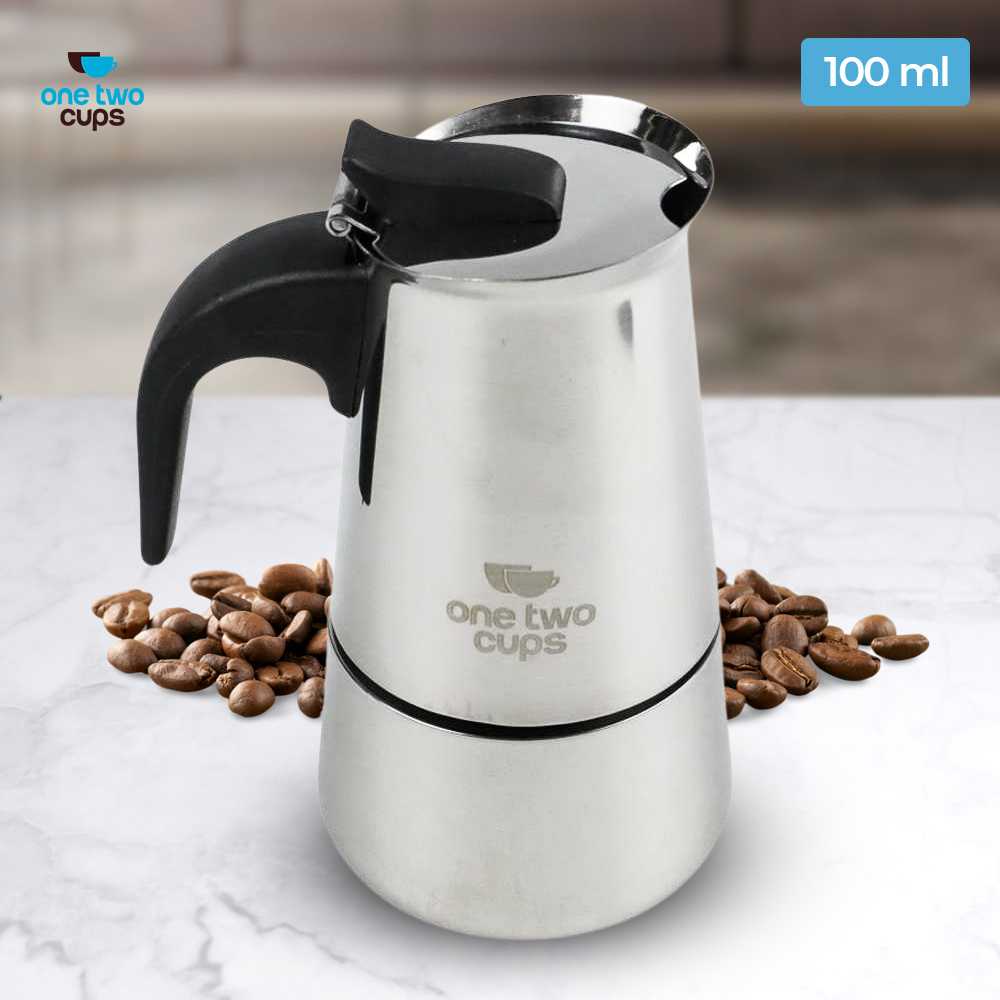 Jual One Two Cups Moka Pot Espresso Coffee Maker Stovetop - Z21