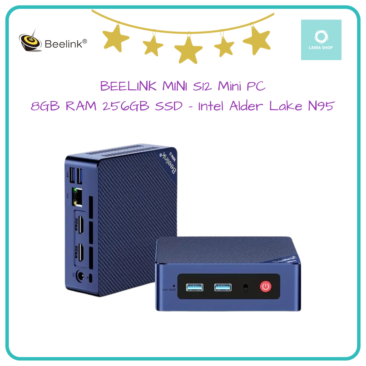 Jual BEELINK MINI S12 - Mini PC 8GB RAM 256GB SSD Intel Alder