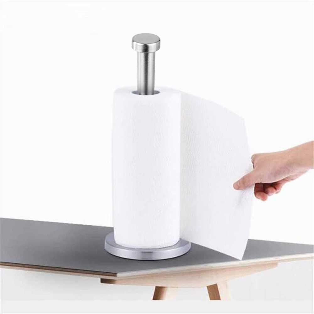 Jual Holder Tisu Gulung Kitchen Paper Roll Towel Stand Stainless