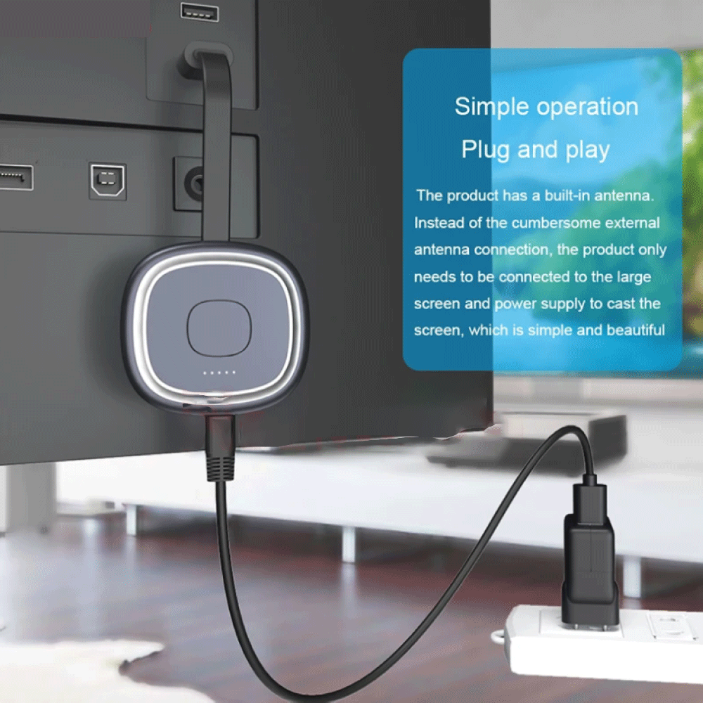 Jual MiraScreen HDMI Wireless Transmitter Screen Mirroring 2.4G