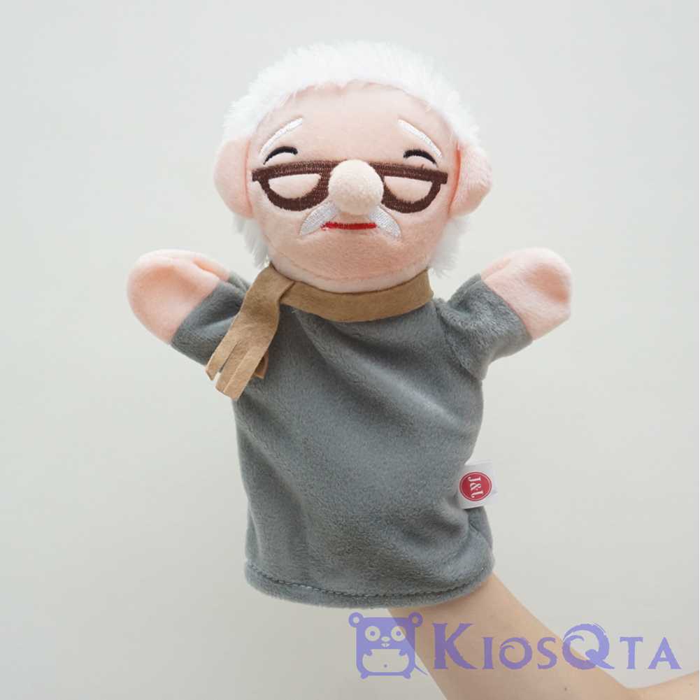 Jual boneka tangan hand puppet kakek grandpa lucu | Jakmall.com