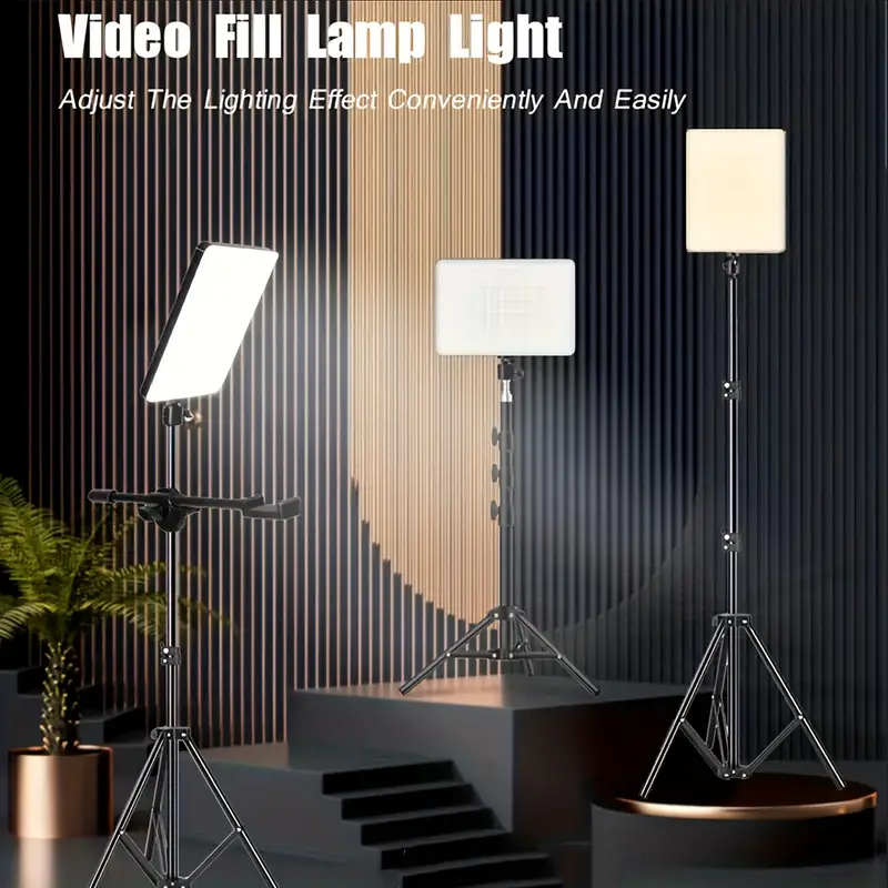 Jual TaffSTUDIO Lampu Studio Fill Light Dimmable 3in1 Color with